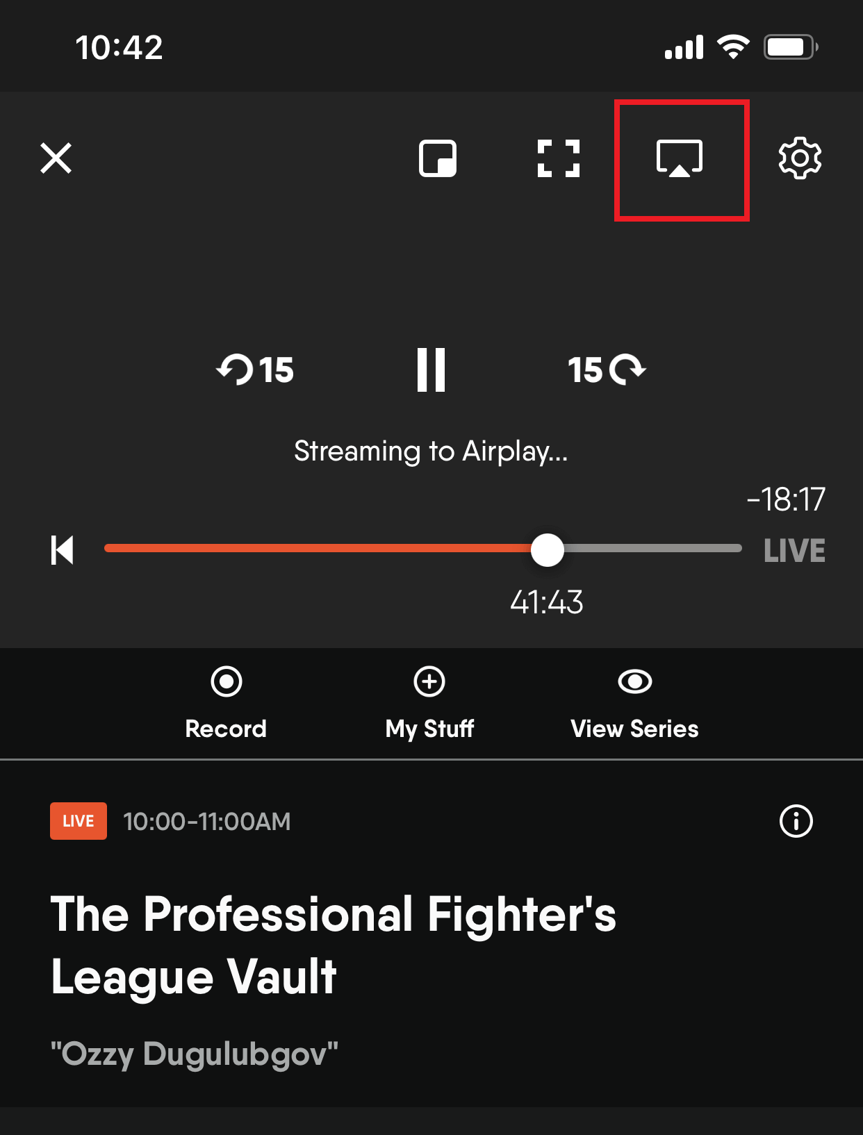 How to AirPlay 2023 USFL Season on Apple TV / Smart TV